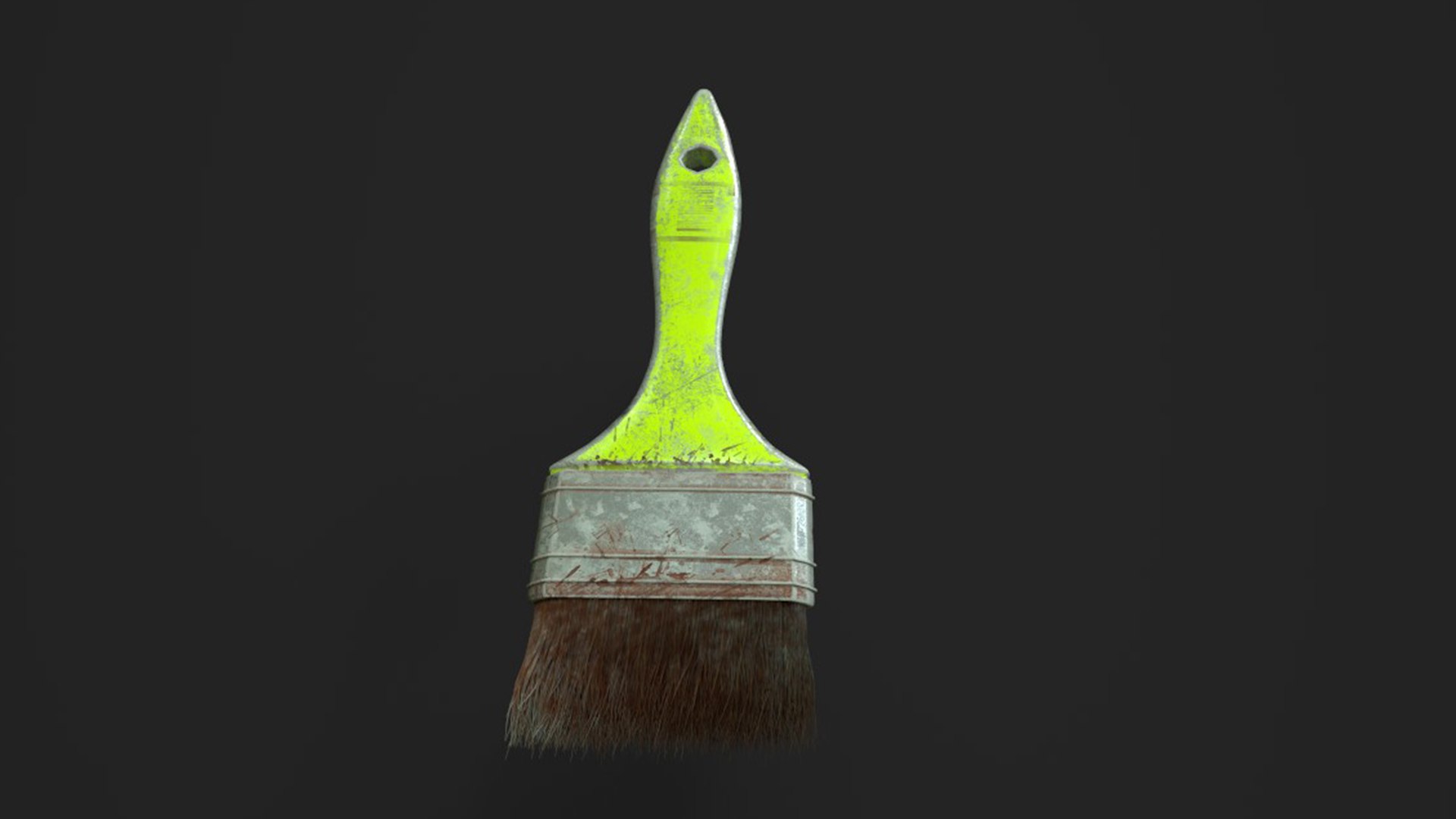 3D Paintbrush Model - TurboSquid 1844506