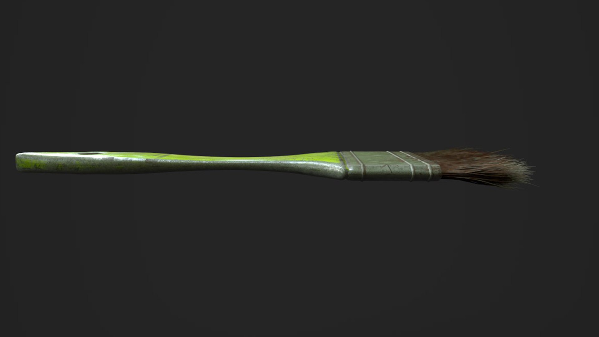 3D Paintbrush Model - TurboSquid 1844506