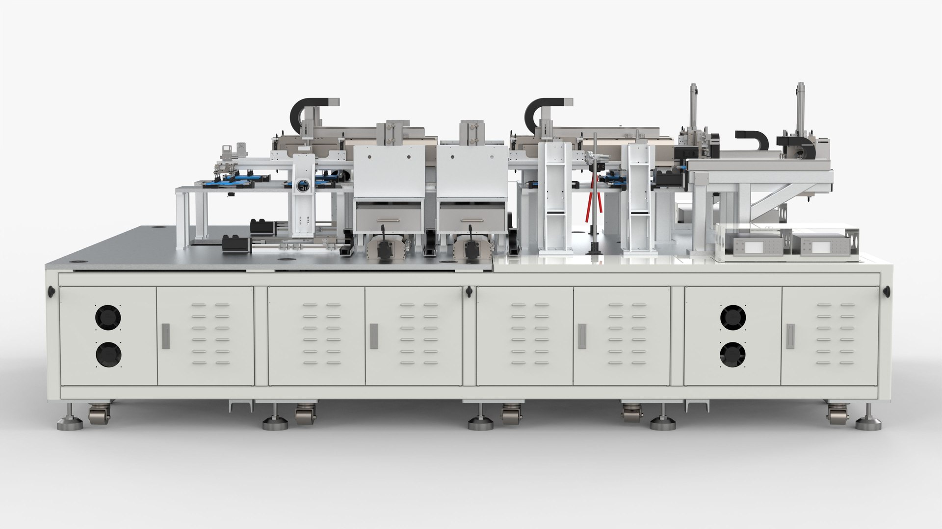 Automatic Lithium Battery Cell Processing Production Line 3D Model ...