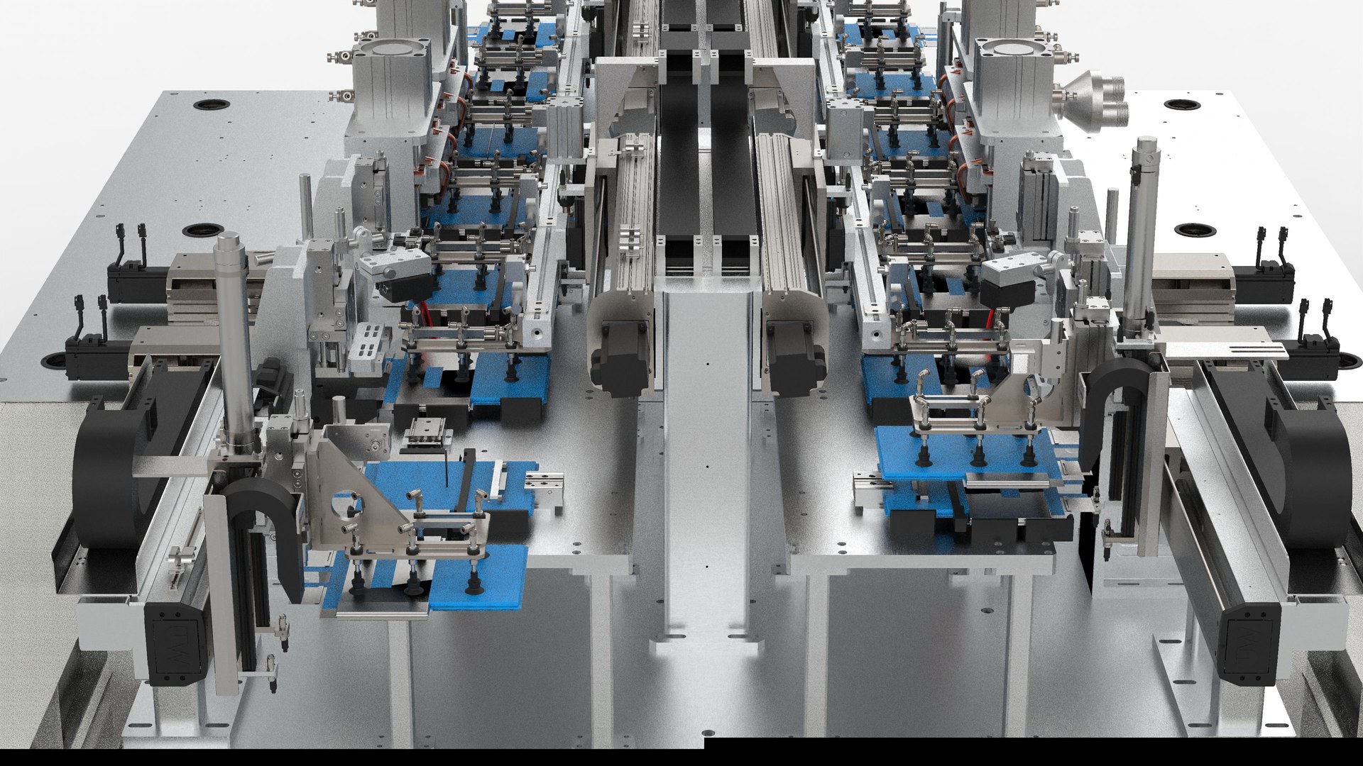 Automatic Lithium Battery Cell Processing Production Line 3D Model ...