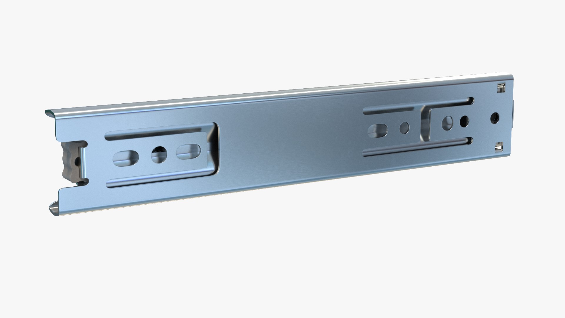 Drawer Slide - 8-Inch Full-Extension 3D Model - TurboSquid 1869775