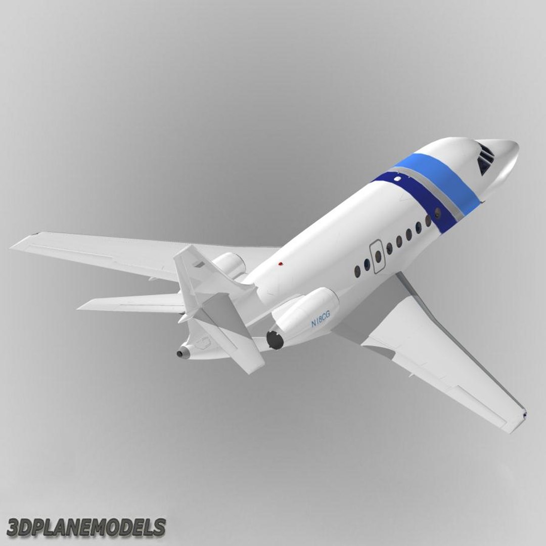 3d Dassault Falcon Business Jet Model