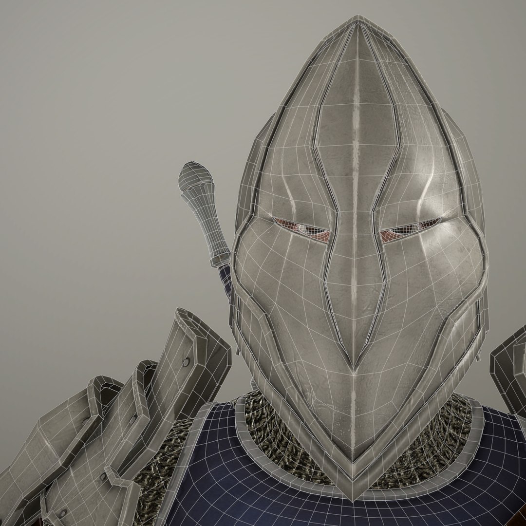 knight armor 3d model
