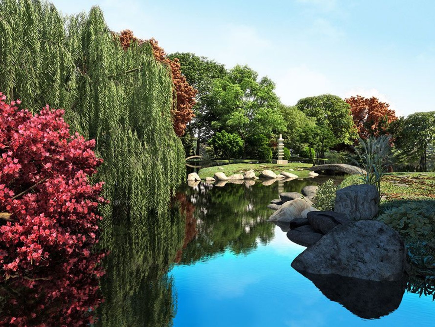 3d archmodels vol 58 trees model