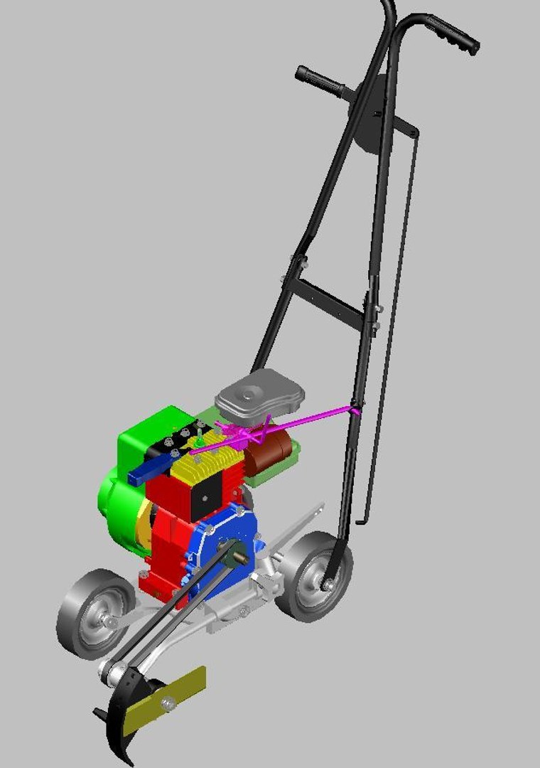 lawn edger 3d model