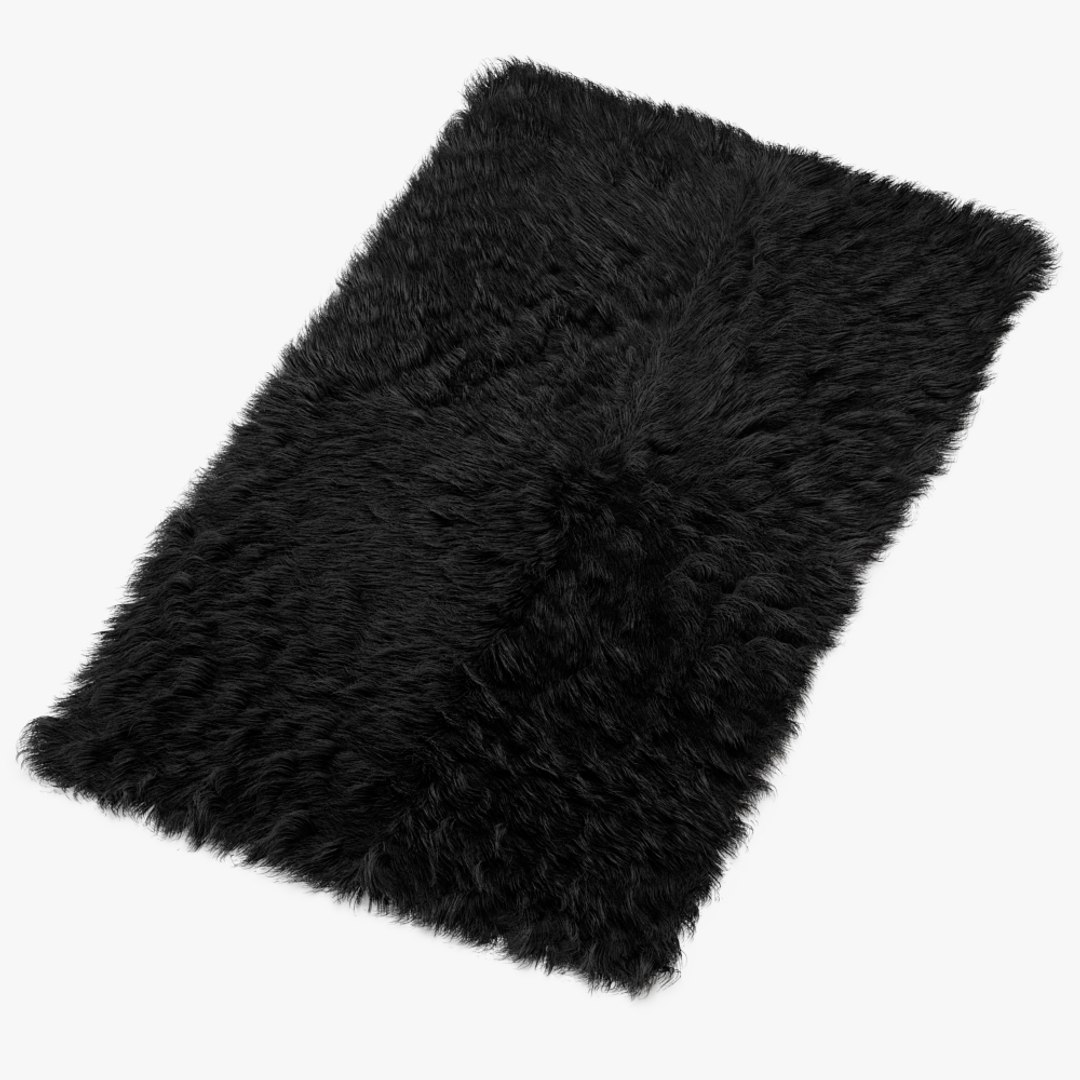 3D Wool Mongolian Fur Rug - TurboSquid 1249351