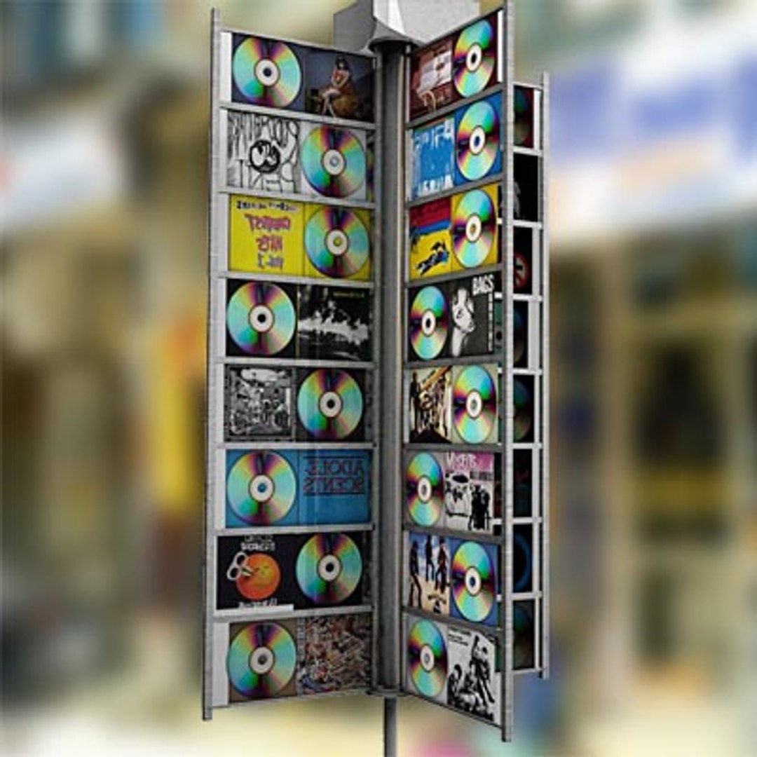 3d Display Rack Cds