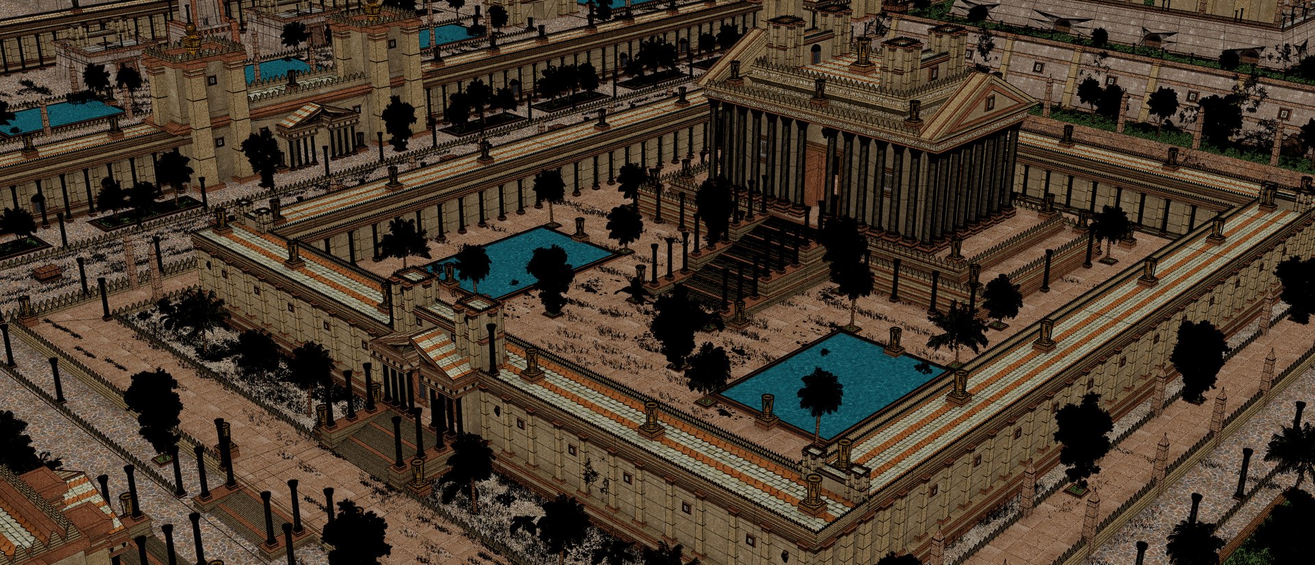 3D The Temple Of Bel Palmyra Environment Model - TurboSquid 2266495