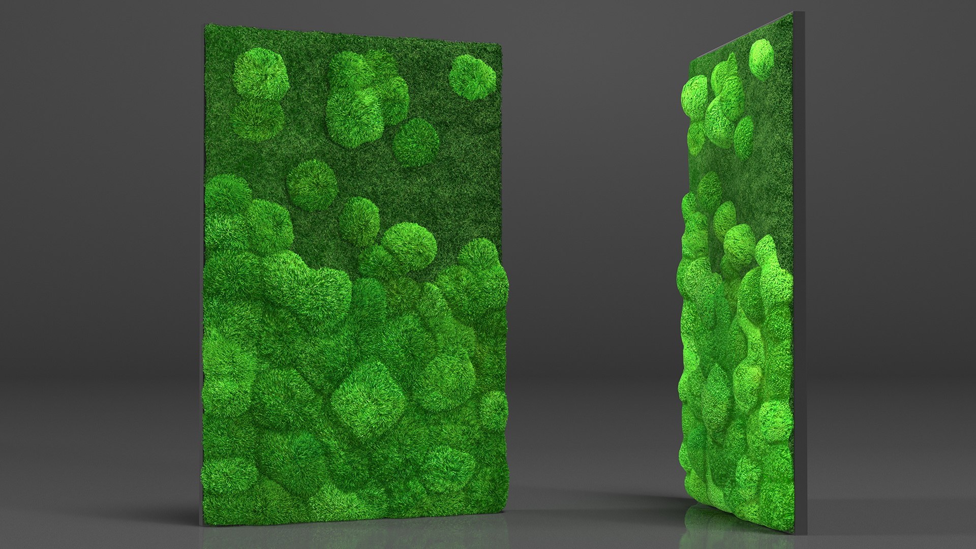 Evergreen Moss Vertical Garden 3D Model - TurboSquid 1656953