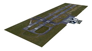 Airport Runway 3d Model