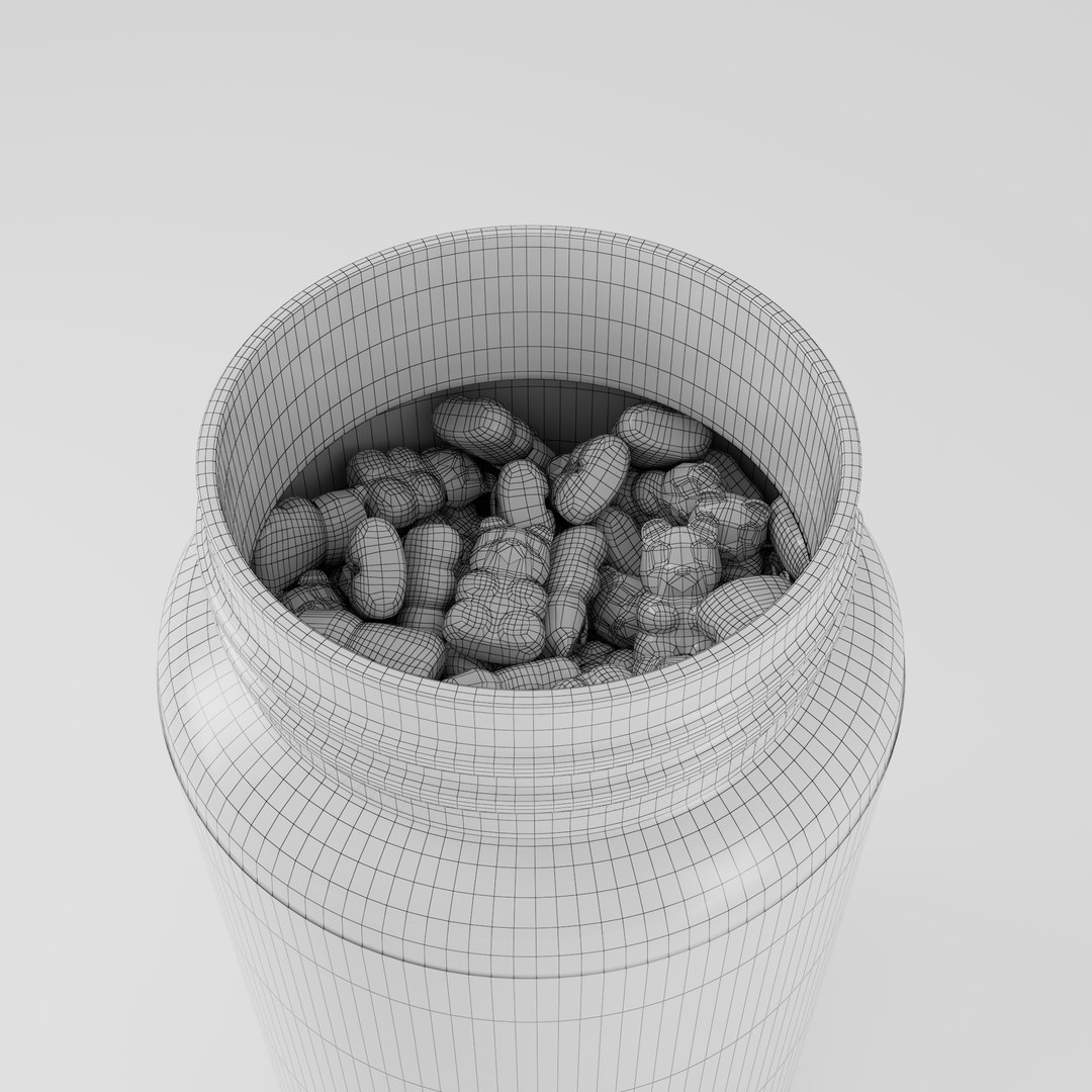 3D Gummy Supplement Model - TurboSquid 2041905