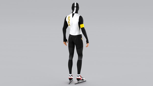 3D animations speed skater - TurboSquid 1457219