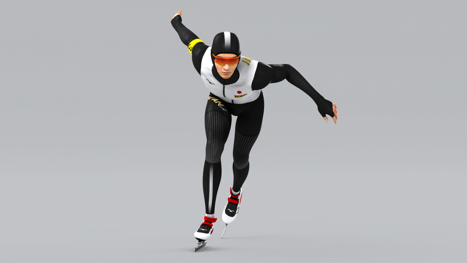3D Animations Speed Skater - TurboSquid 1457219
