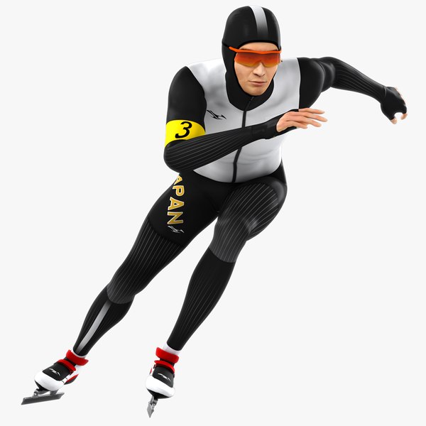 3D animations speed skater - TurboSquid 1457219