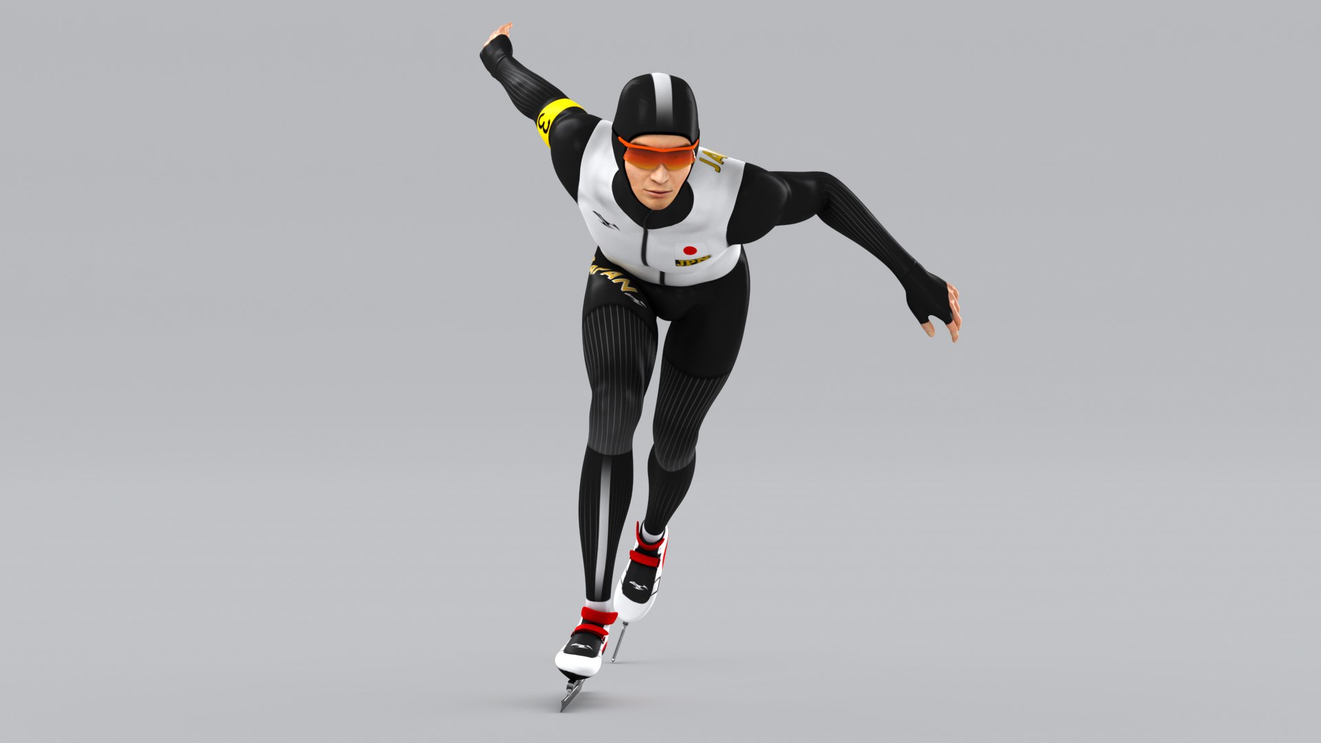 3D Animations Speed Skater - TurboSquid 1457219
