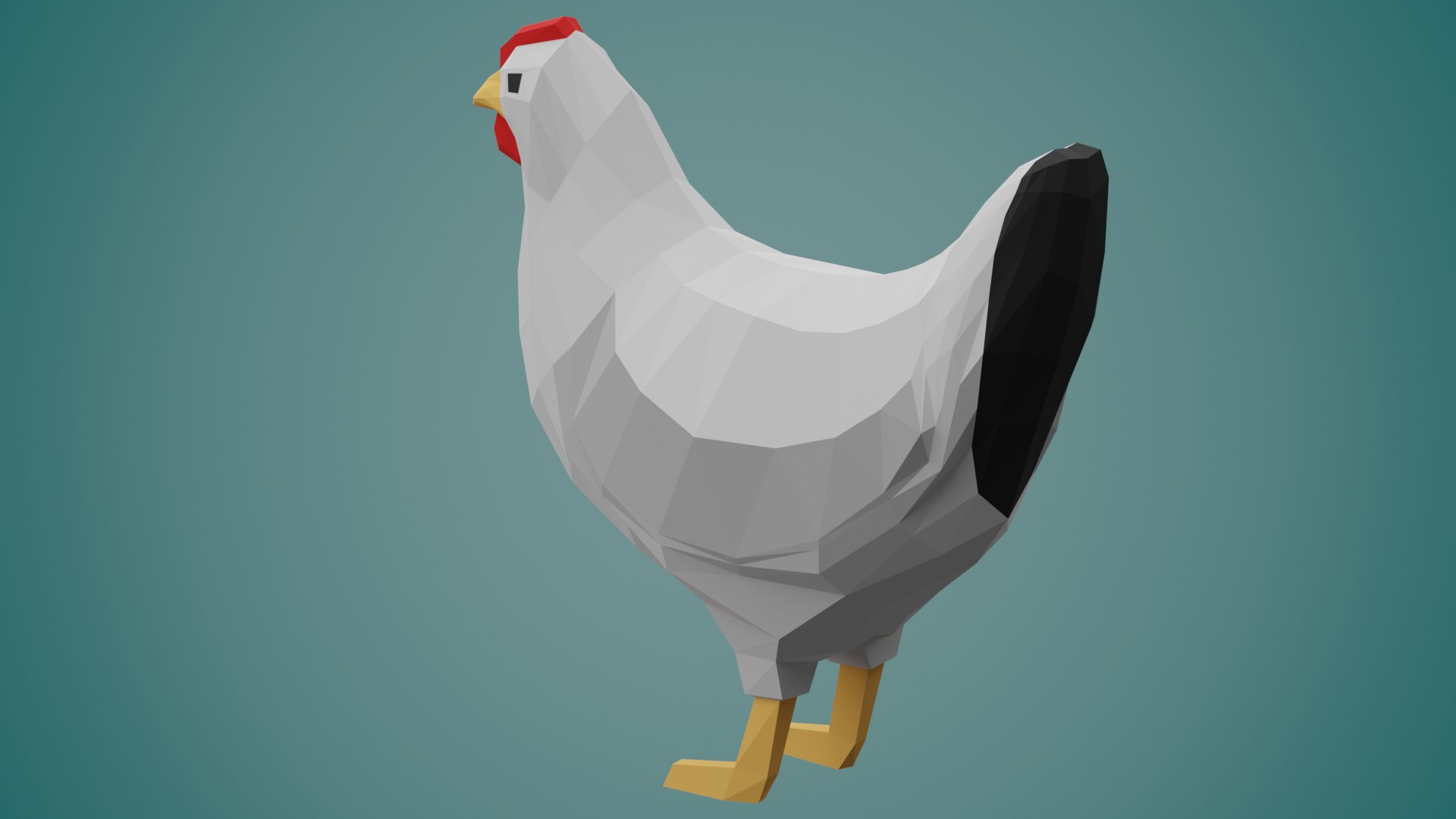 Stylized Lowpoly CHICKEN Model - TurboSquid 2185965
