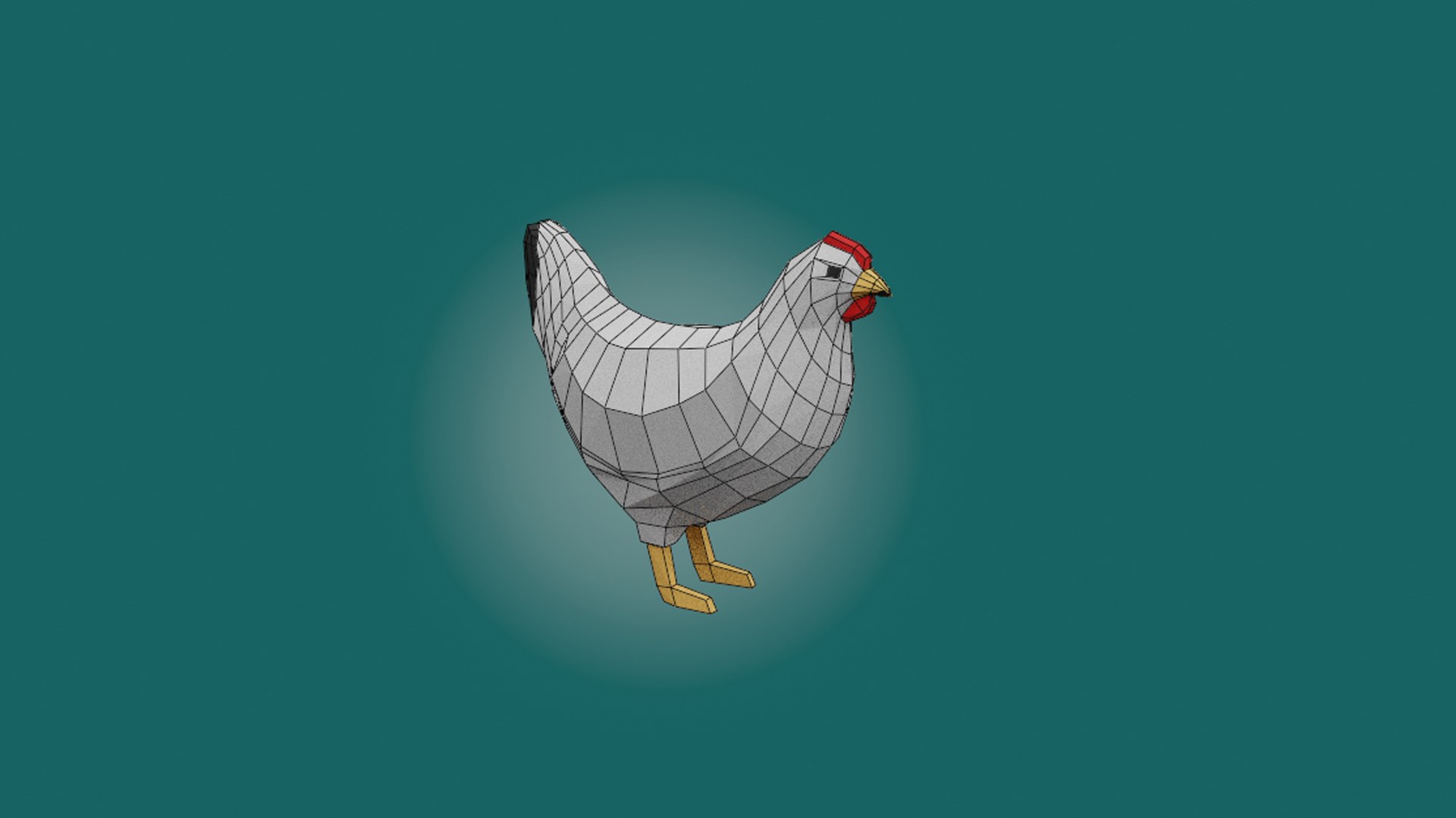 Stylized Lowpoly CHICKEN Model - TurboSquid 2185965