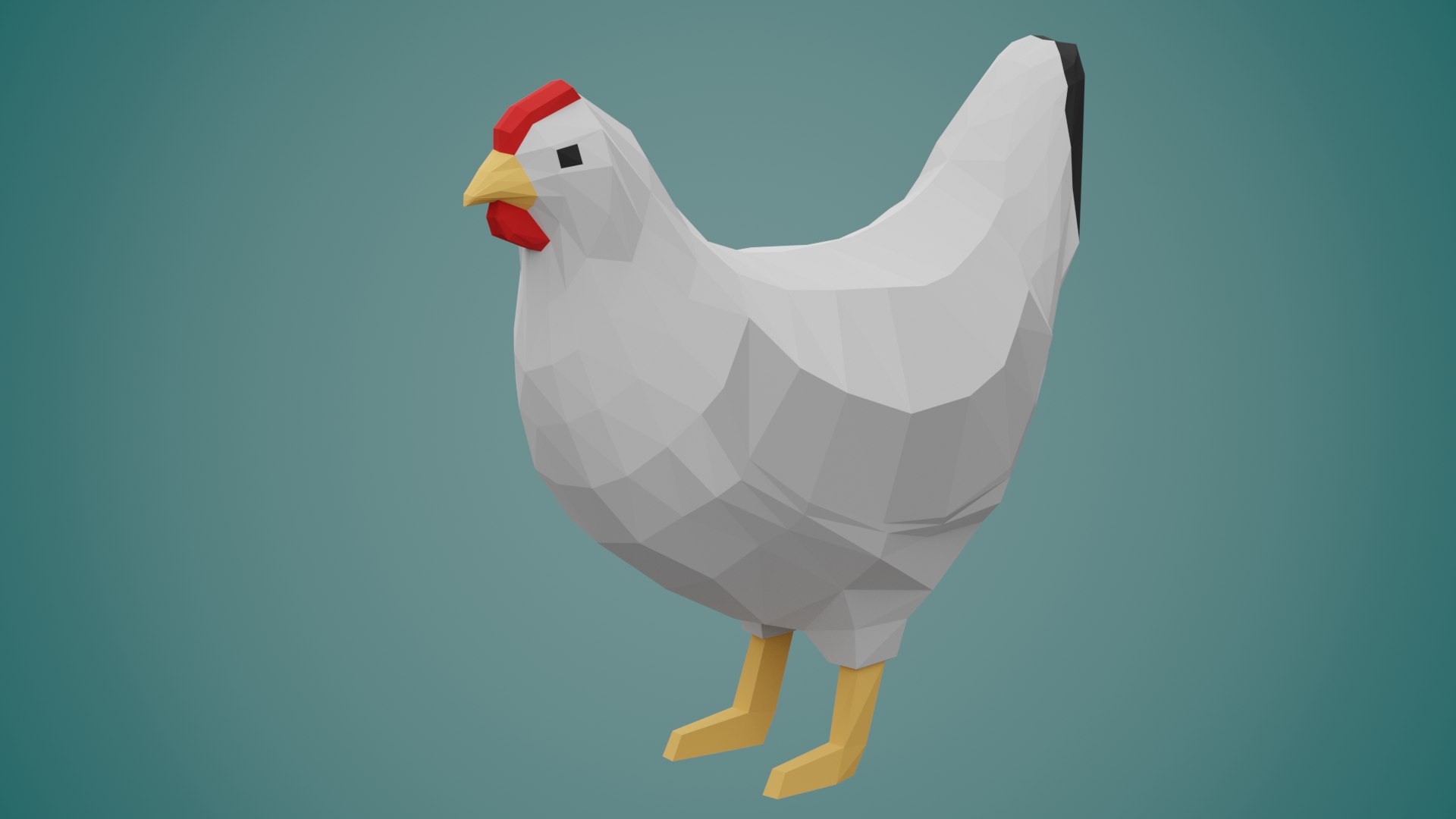 Stylized Lowpoly CHICKEN Model - TurboSquid 2185965