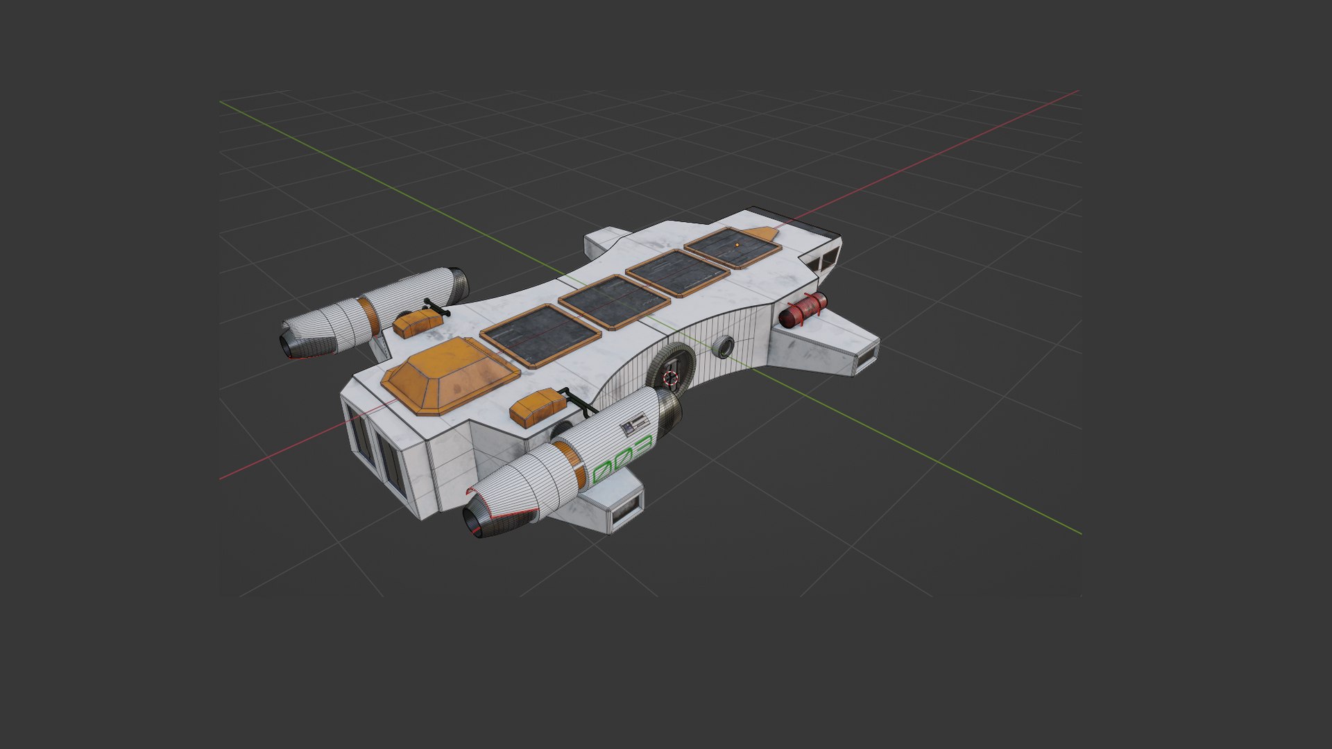 Spaceship CG 3D Model - TurboSquid 1912335