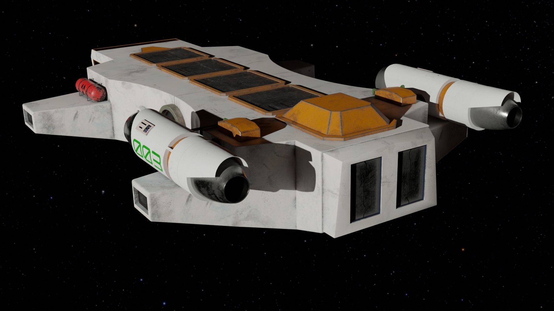 Spaceship CG 3D Model - TurboSquid 1912335