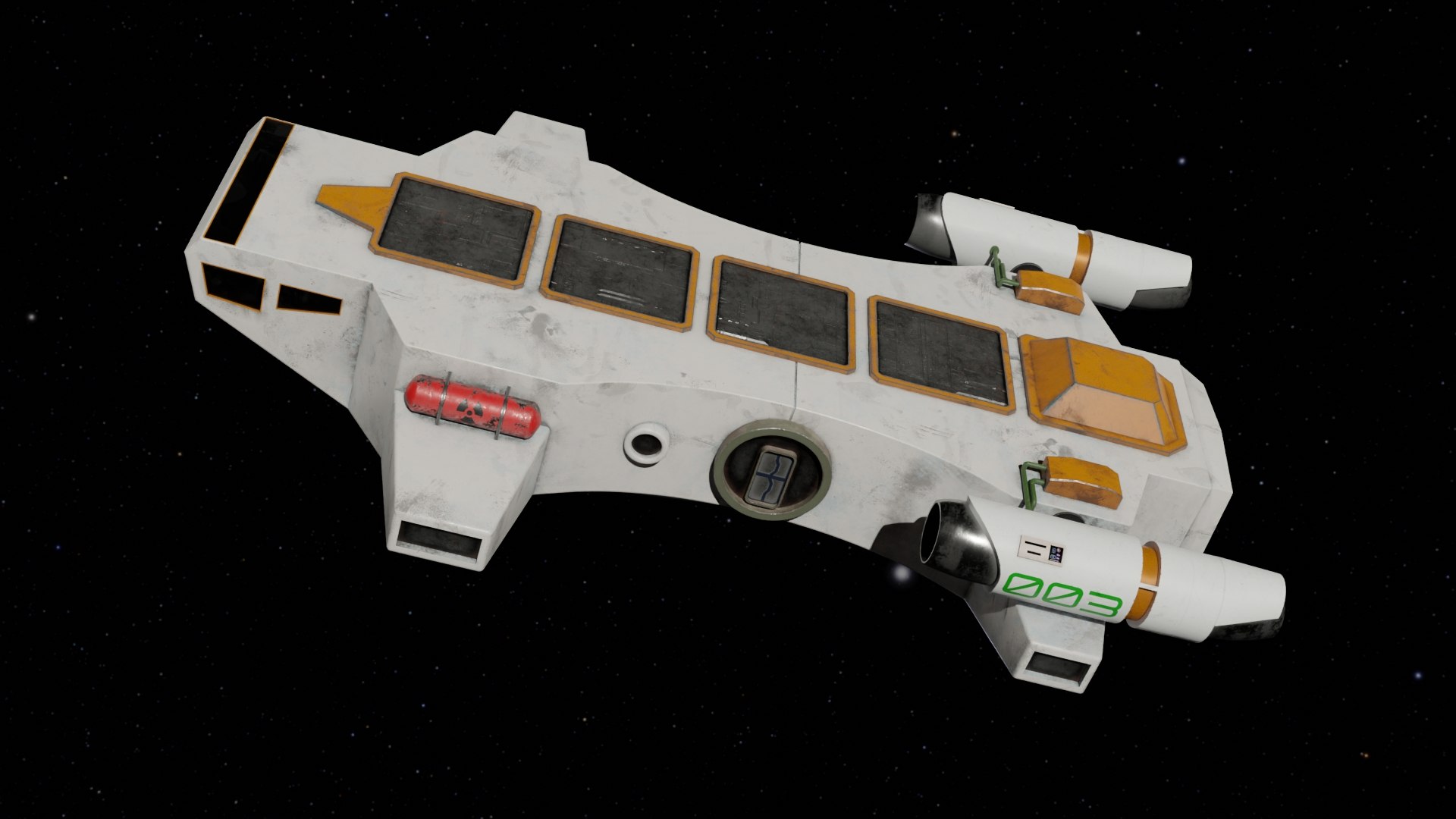 Spaceship CG 3D Model - TurboSquid 1912335