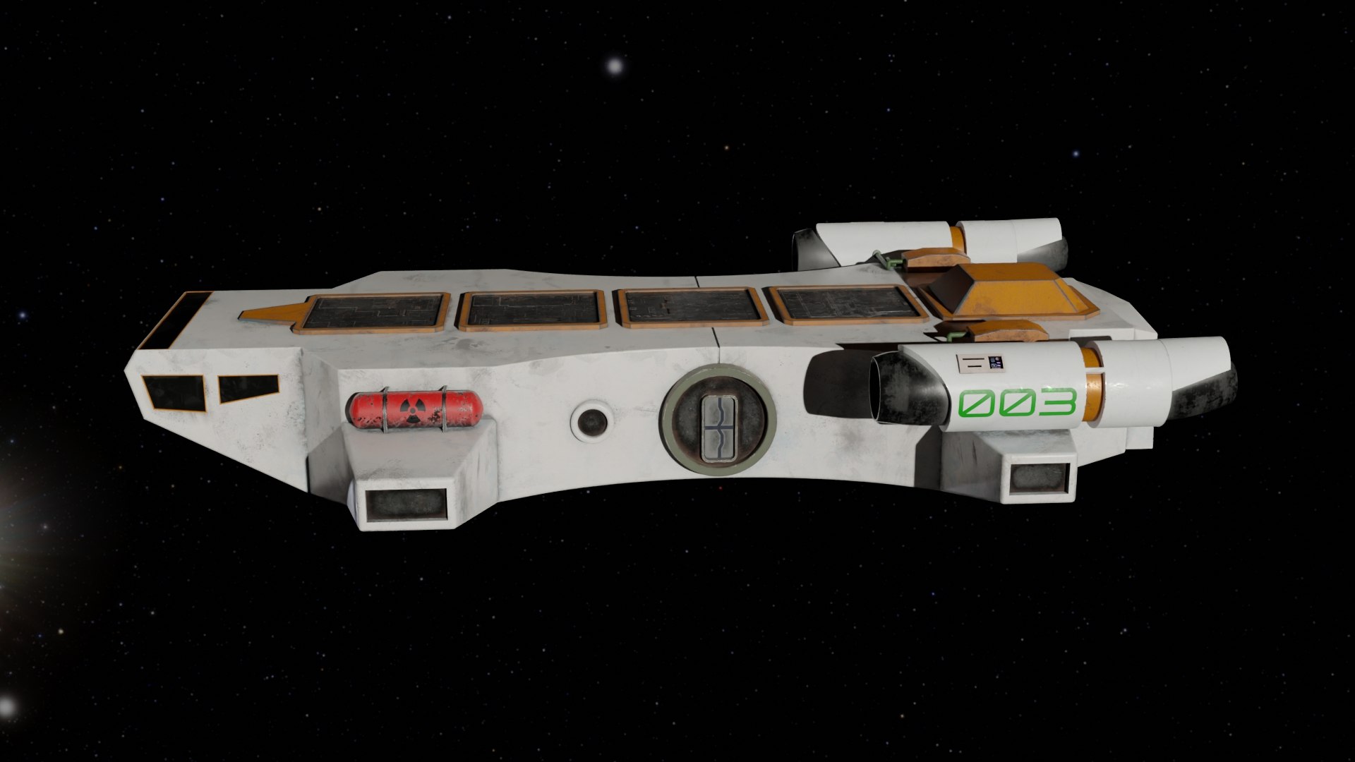 Spaceship CG 3D Model - TurboSquid 1912335