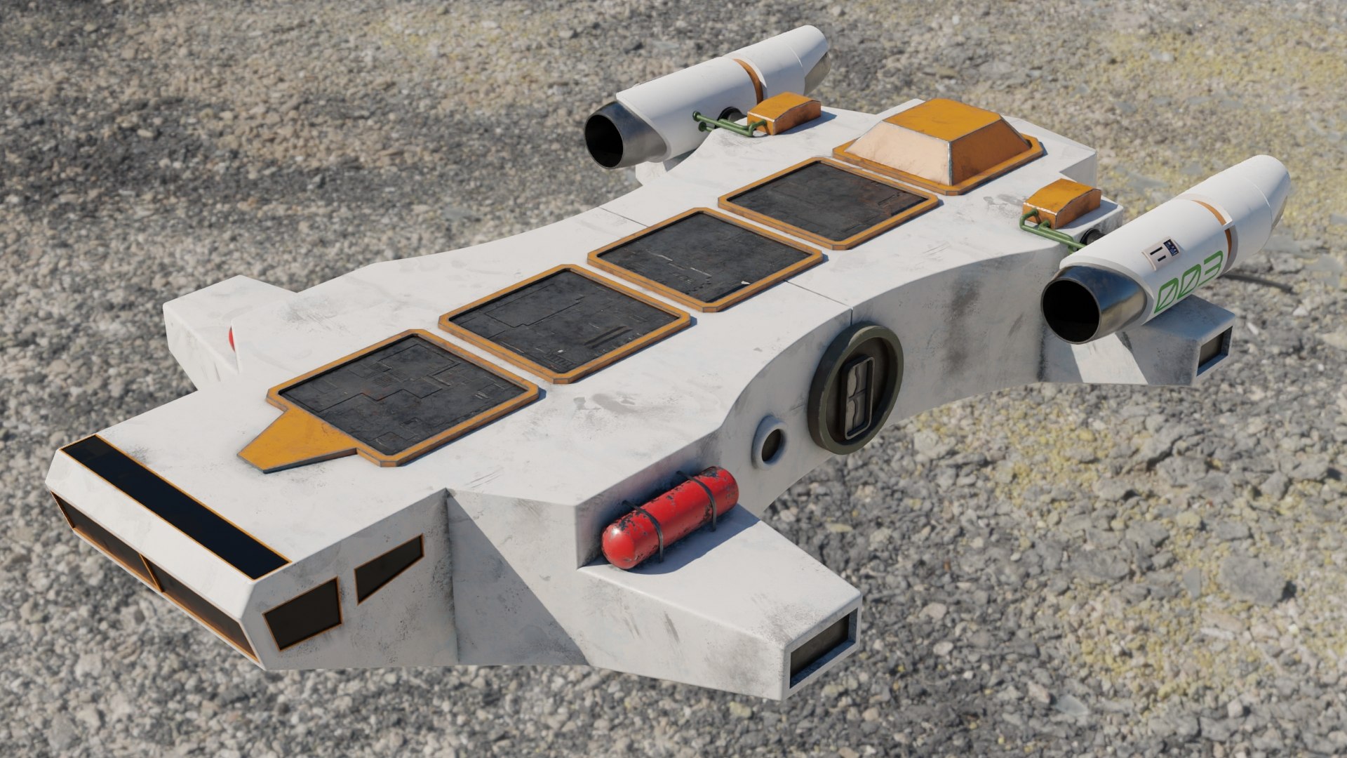 Spaceship CG 3D Model - TurboSquid 1912335