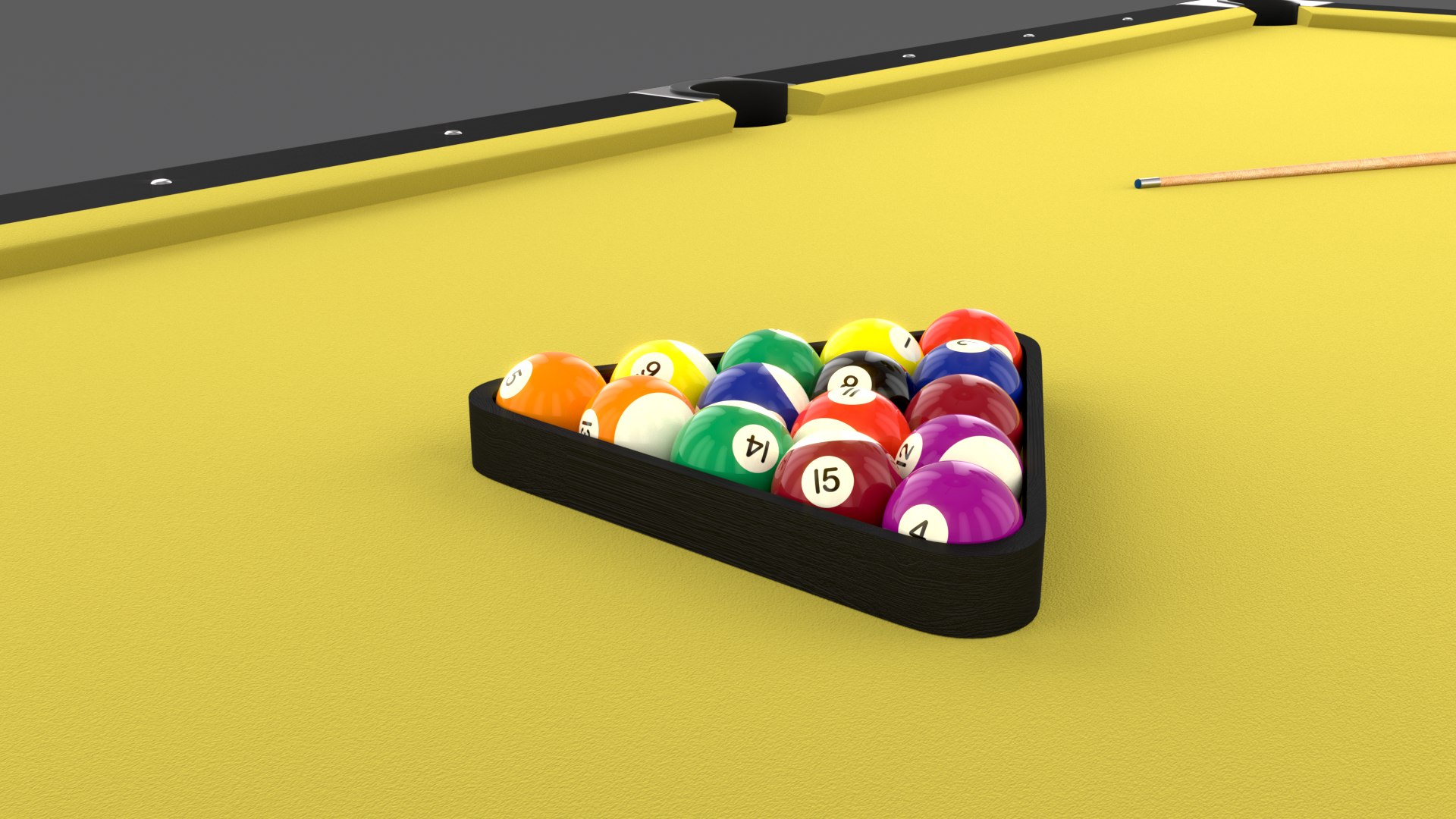 8 Ball Pool Table 3D - TurboSquid 1237470
