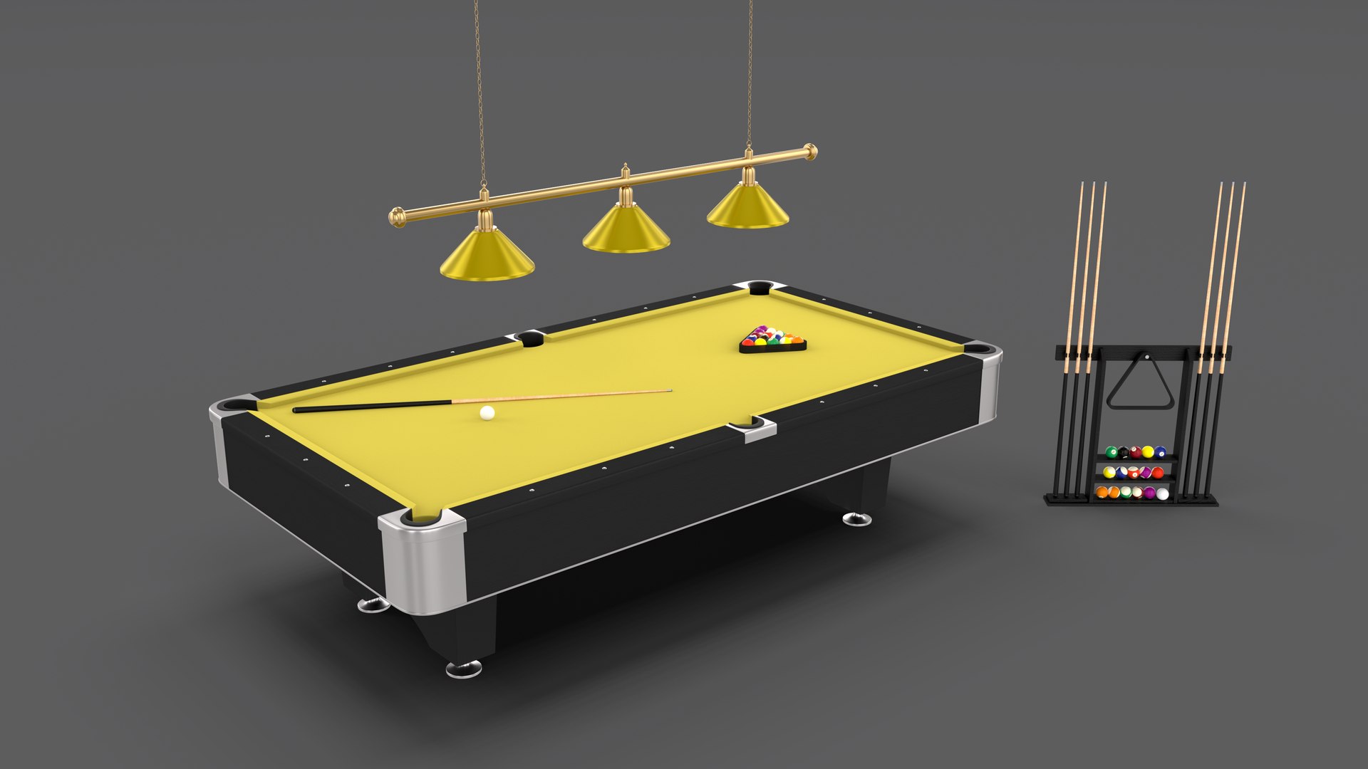 8 Ball Pool Table 3D - TurboSquid 1237470