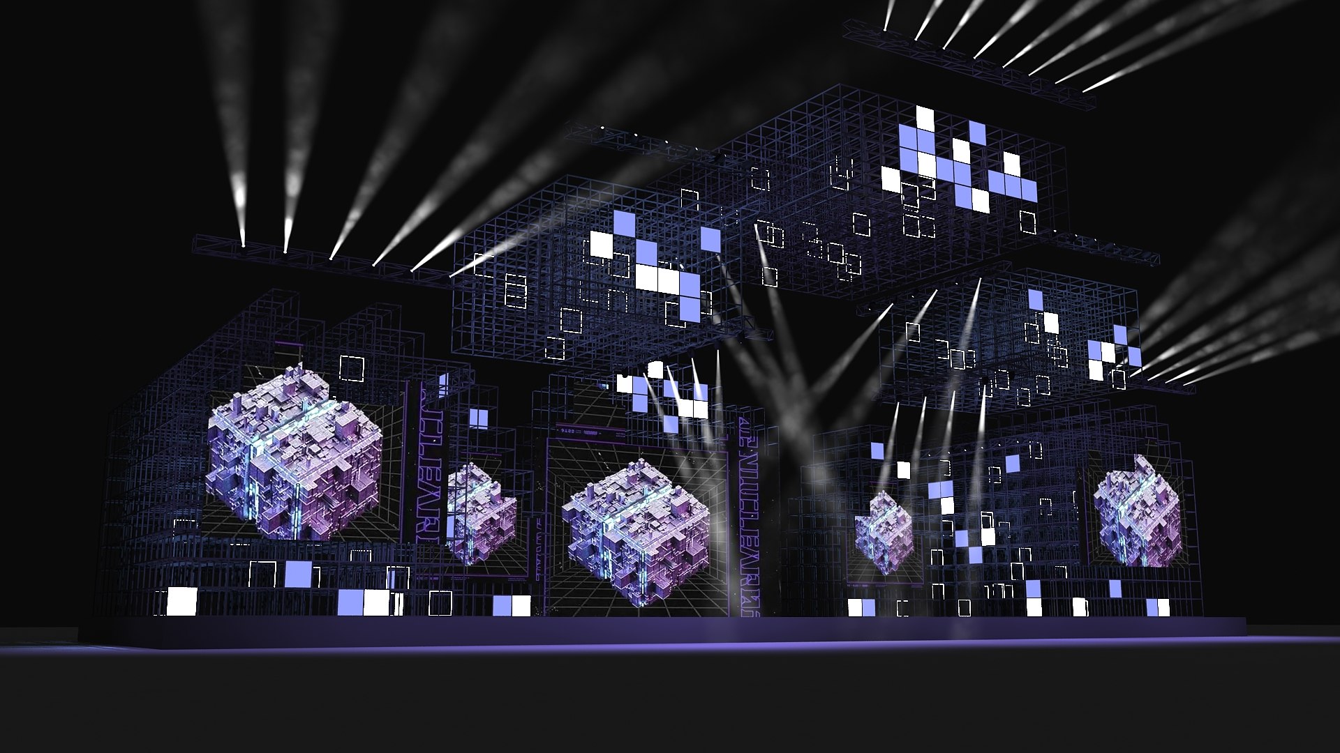 3D Virtual Event Stage 11 Model - TurboSquid 2192848