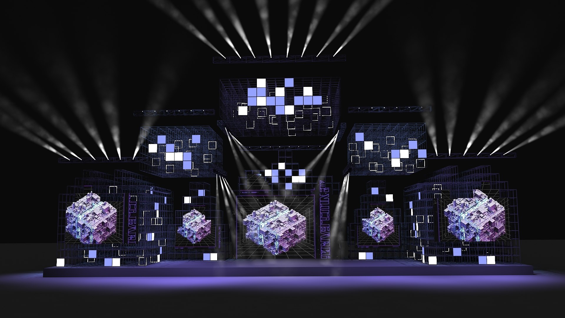 3D Virtual Event Stage 11 Model - TurboSquid 2192848