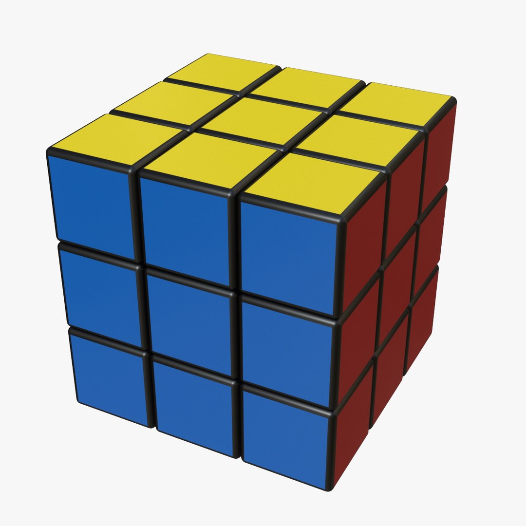 Free Rubik Cube 3D - TurboSquid 1801670