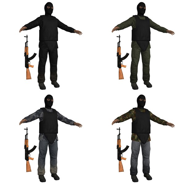 Terrorist 3D Models for Download | TurboSquid