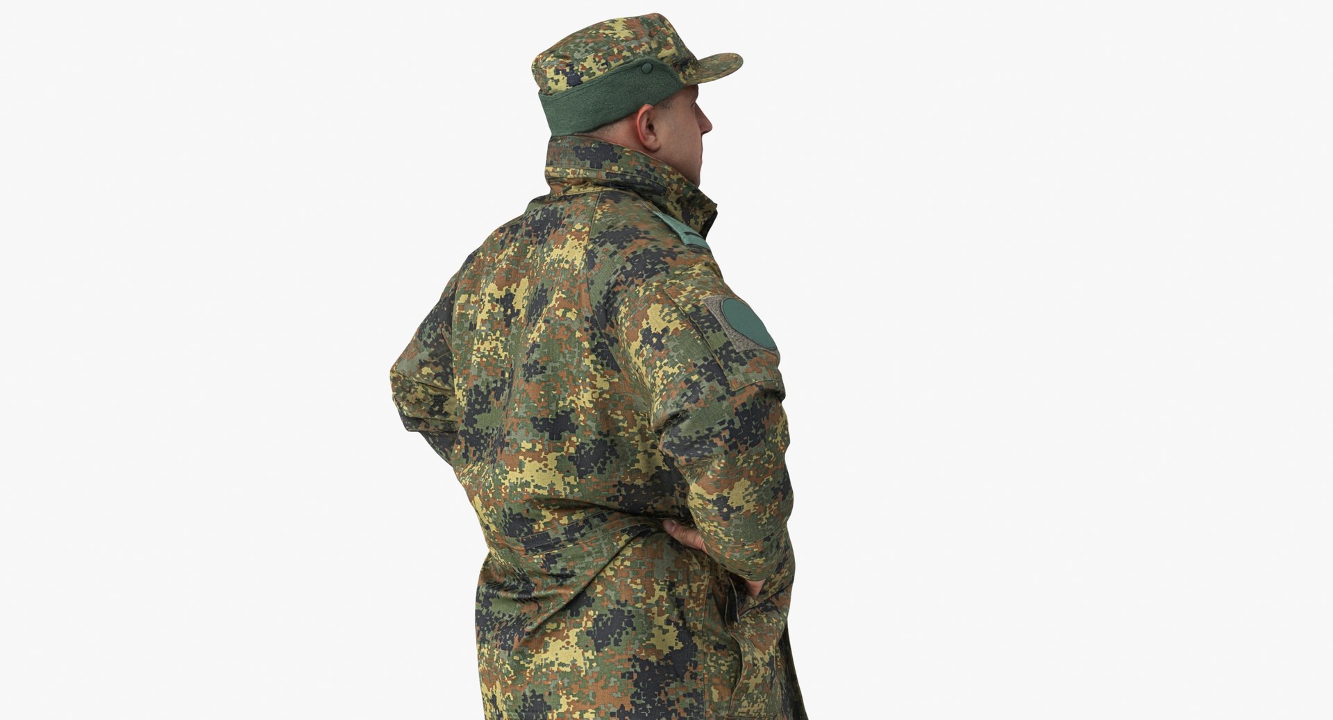 Arnold Uniform Military Idle Pose 02 3D - TurboSquid 1878979