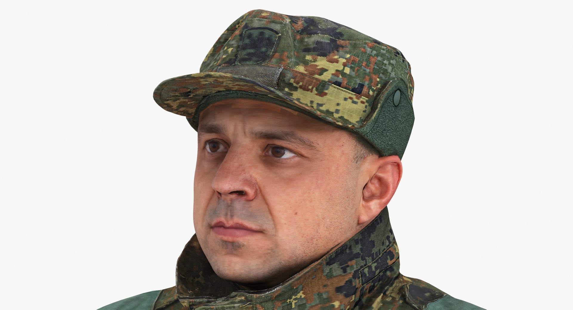 Arnold Uniform Military Idle Pose 02 3D - TurboSquid 1878979