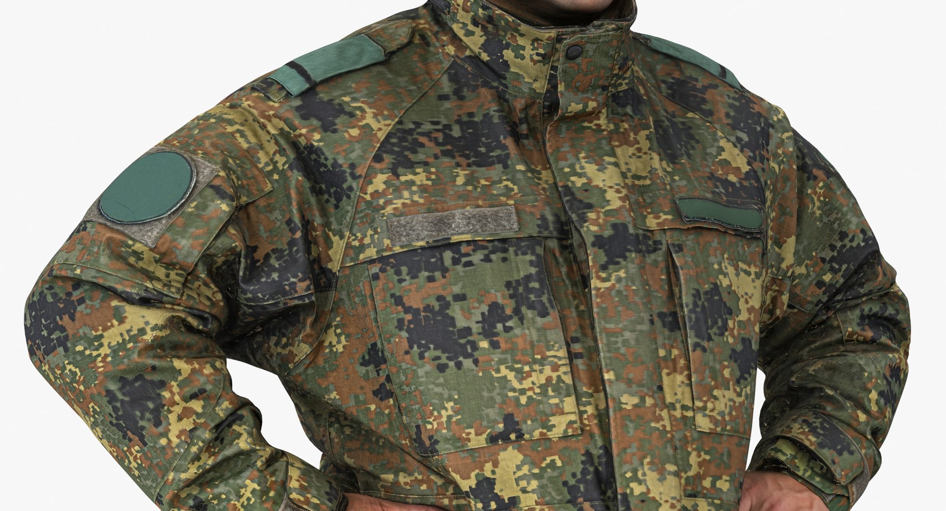 Arnold Uniform Military Idle Pose 02 3D - TurboSquid 1878979