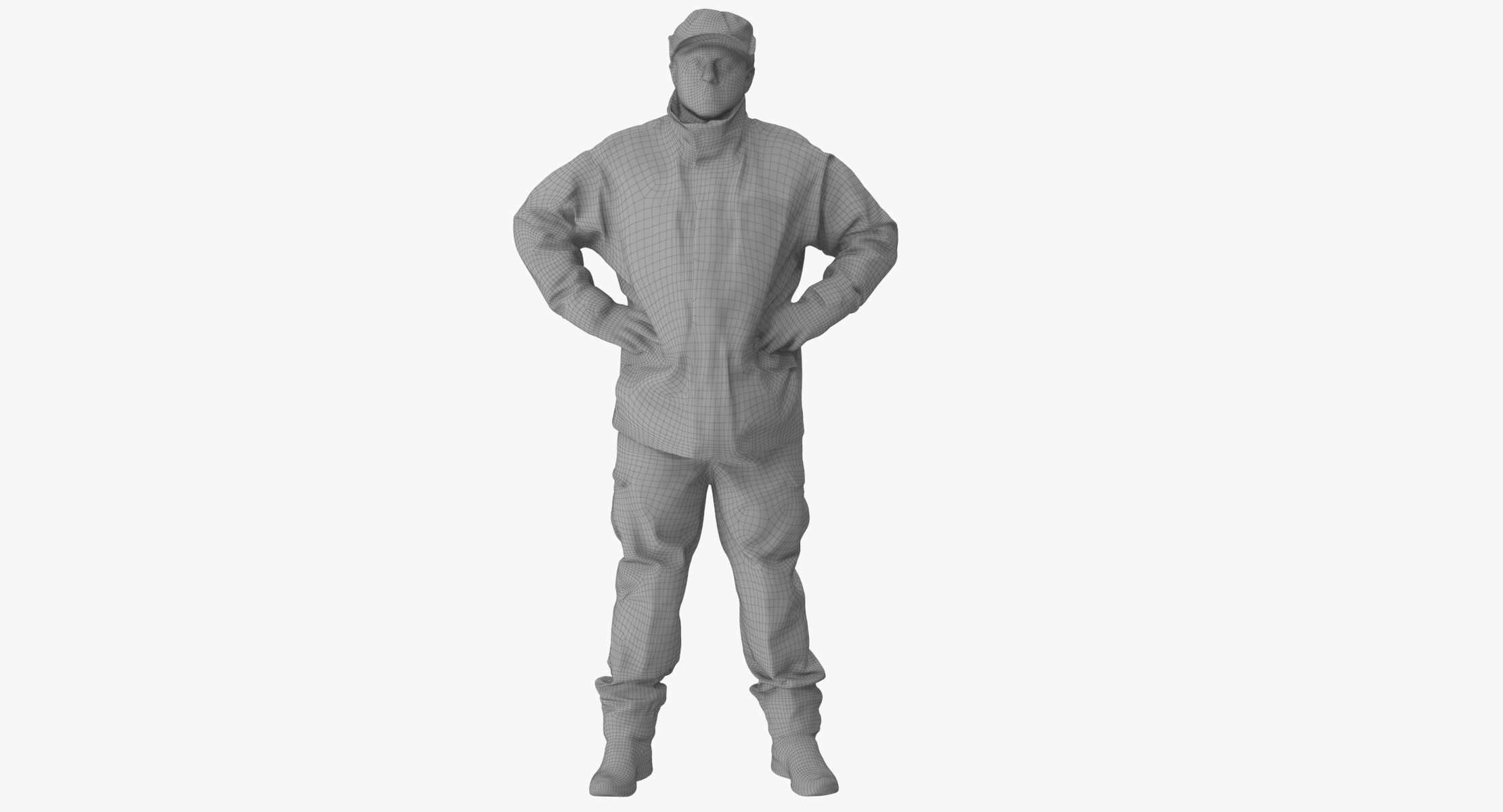 Arnold Uniform Military Idle Pose 02 3D - TurboSquid 1878979