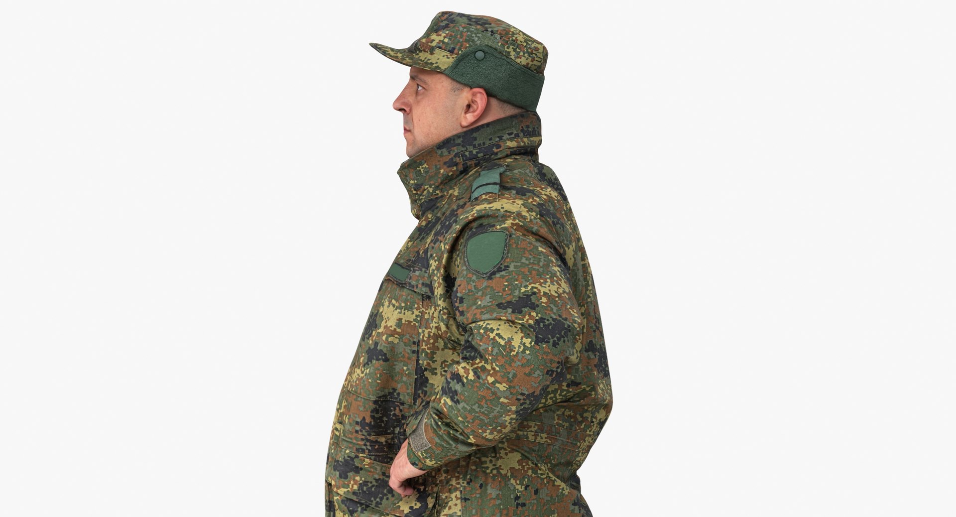 Arnold Uniform Military Idle Pose 02 3D - TurboSquid 1878979