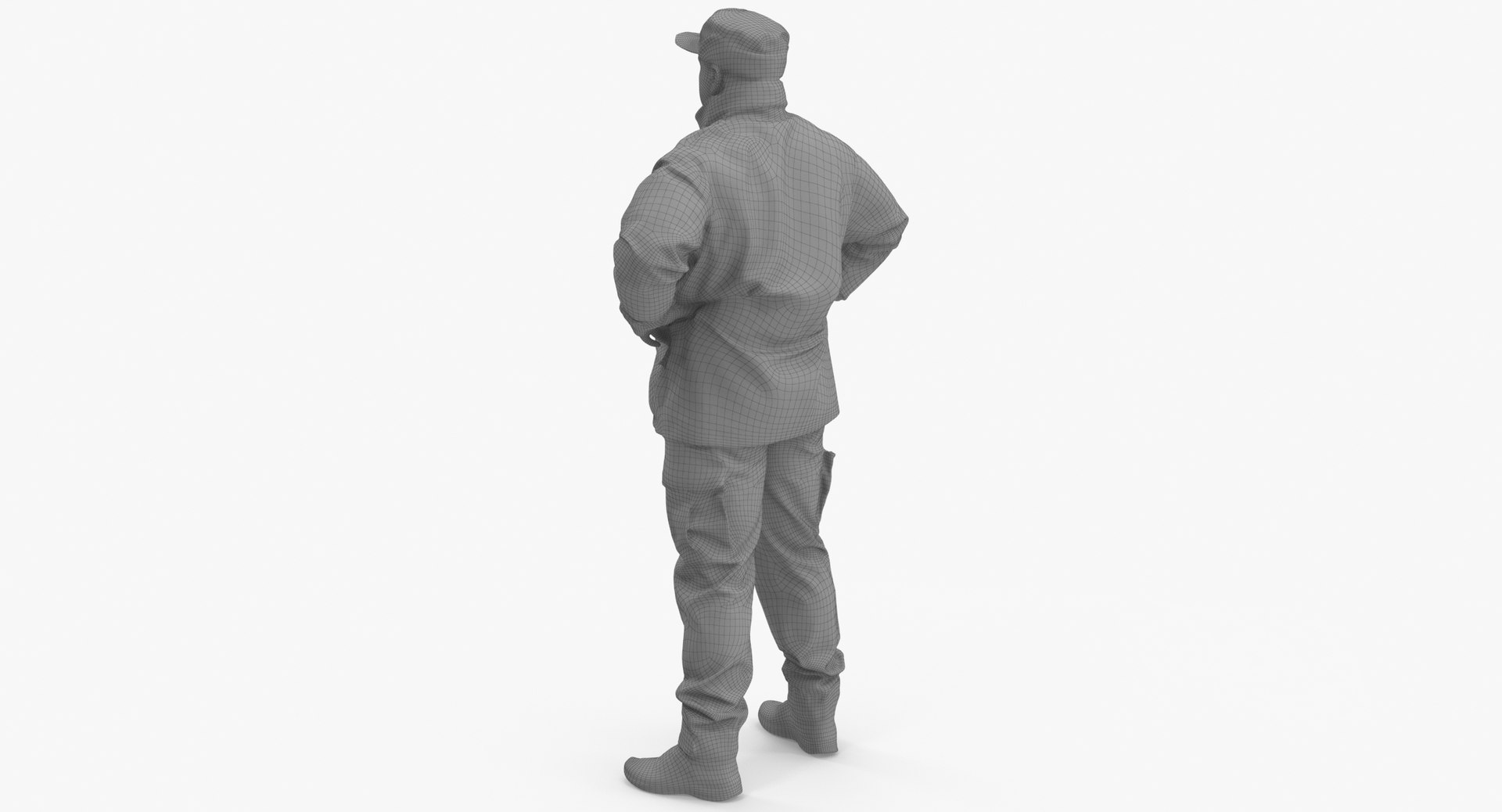 Arnold Uniform Military Idle Pose 02 3D - TurboSquid 1878979