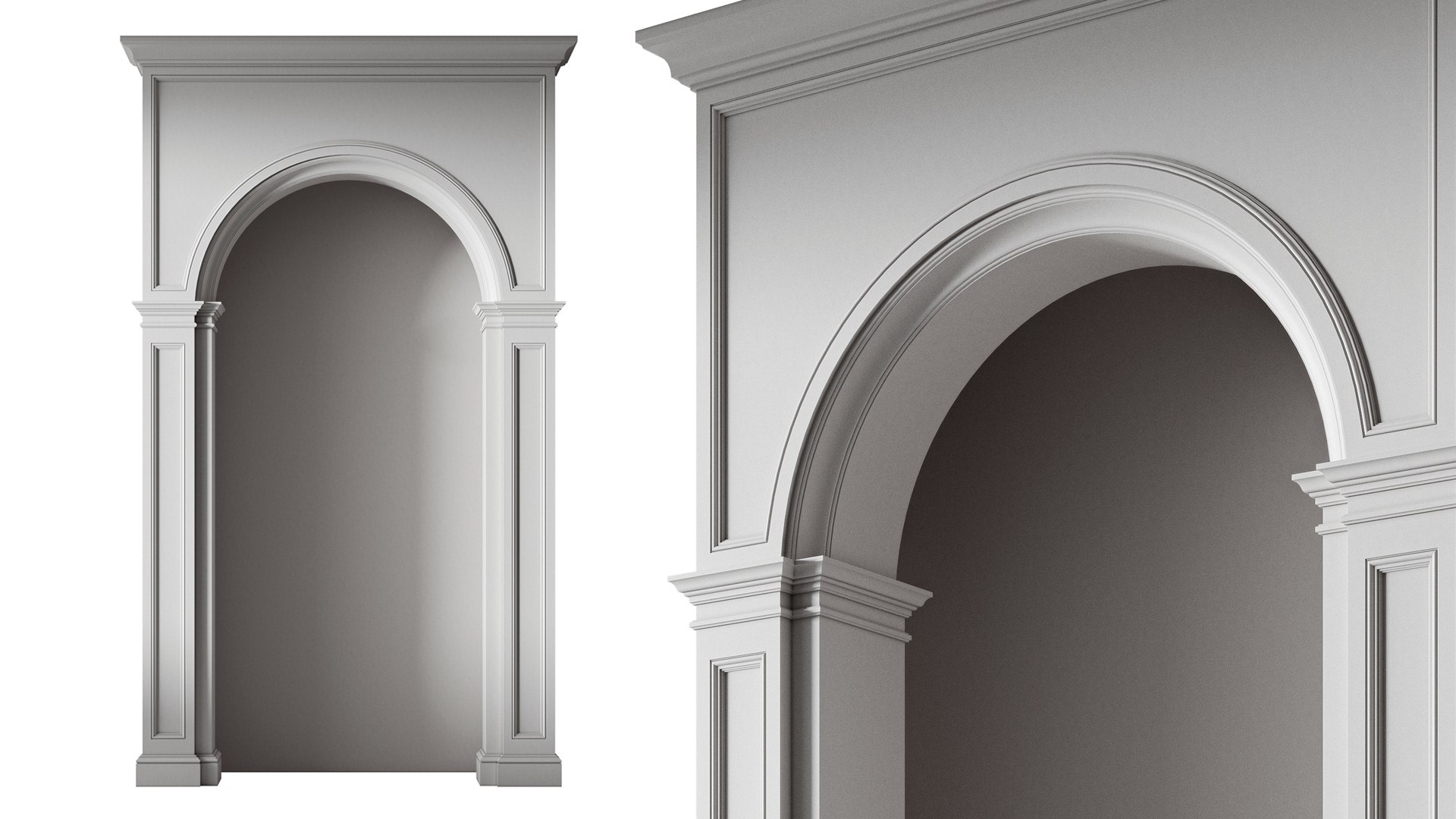 3D Model Classic Arch 1 - TurboSquid 2186446