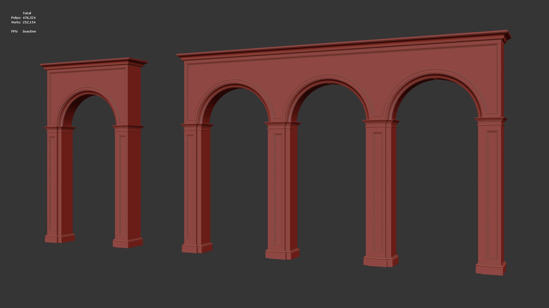 3D Model Classic Arch 1 - TurboSquid 2186446