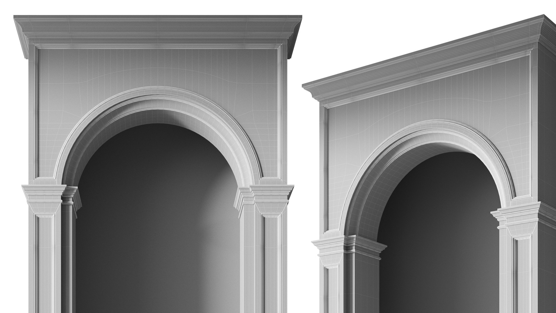 3D Model Classic Arch 1 - TurboSquid 2186446