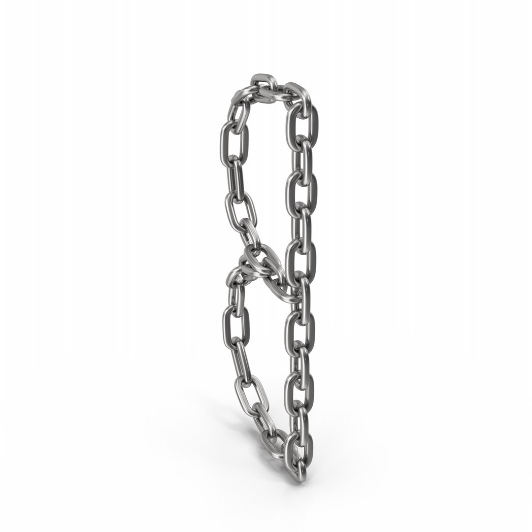 3D Chain Letter B - TurboSquid 2021993