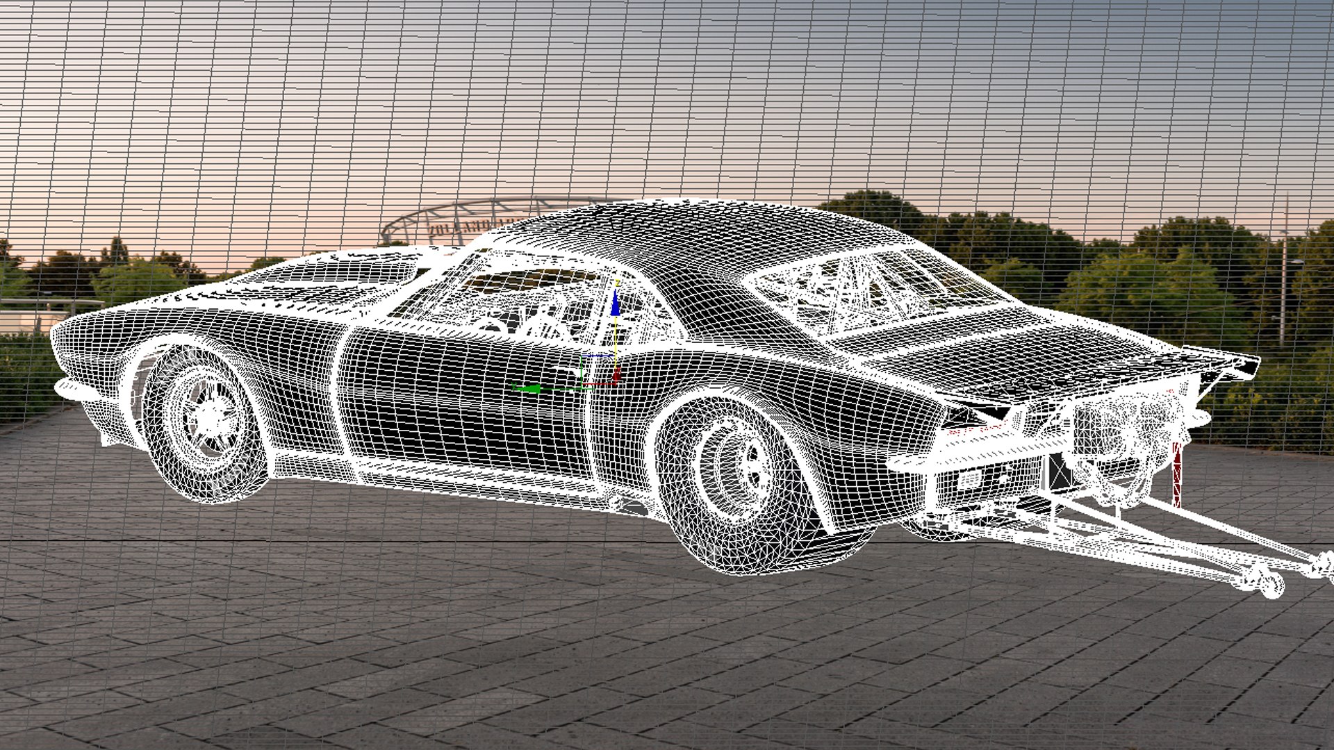 Camaro 1968 Drag Car 3D Model - TurboSquid 1977522