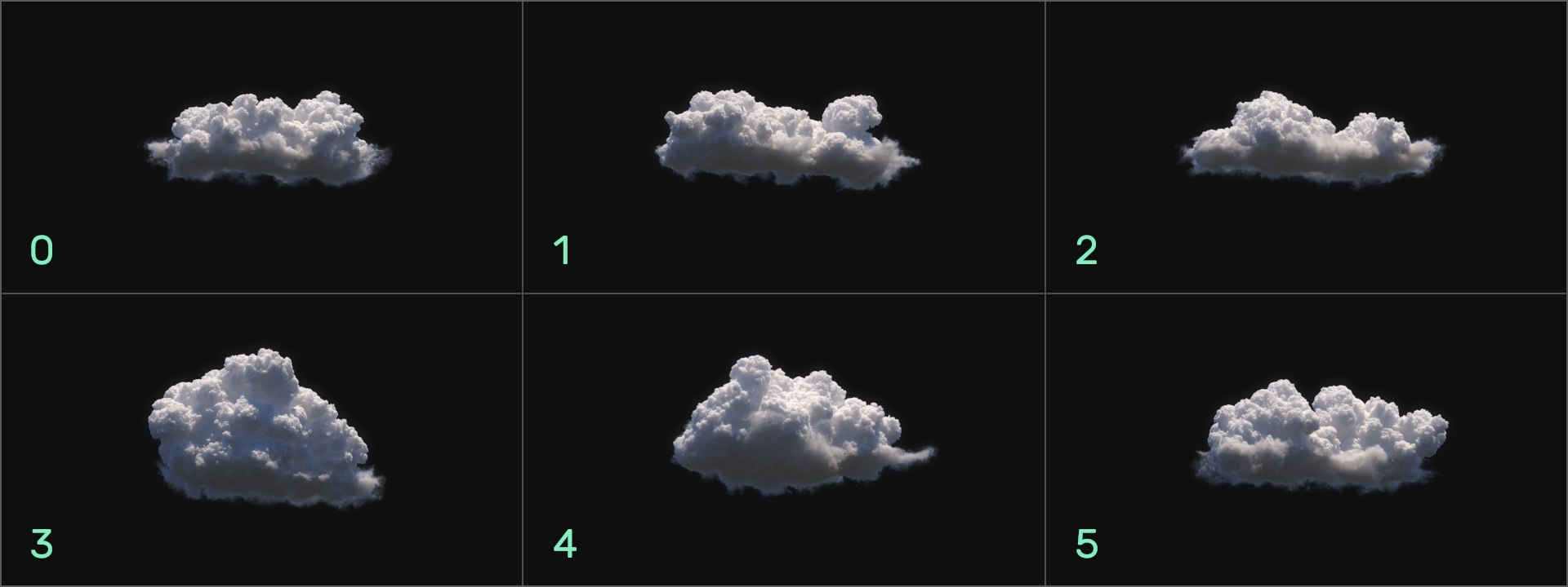 Cumulus Cloud Pack Volume 1 model - TurboSquid 2156830