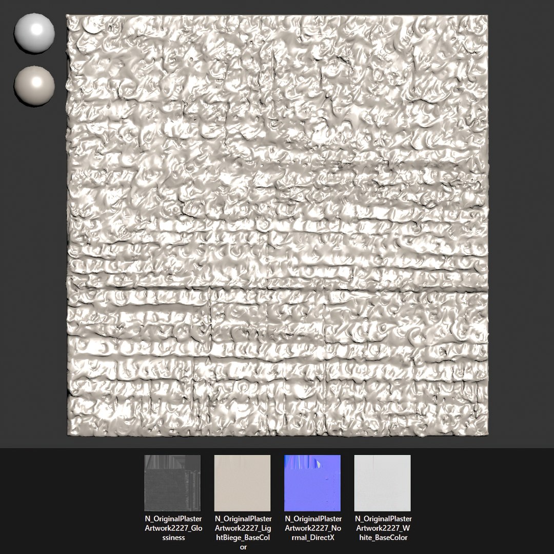 3D Abstract Plaster Painting - TurboSquid 1823555