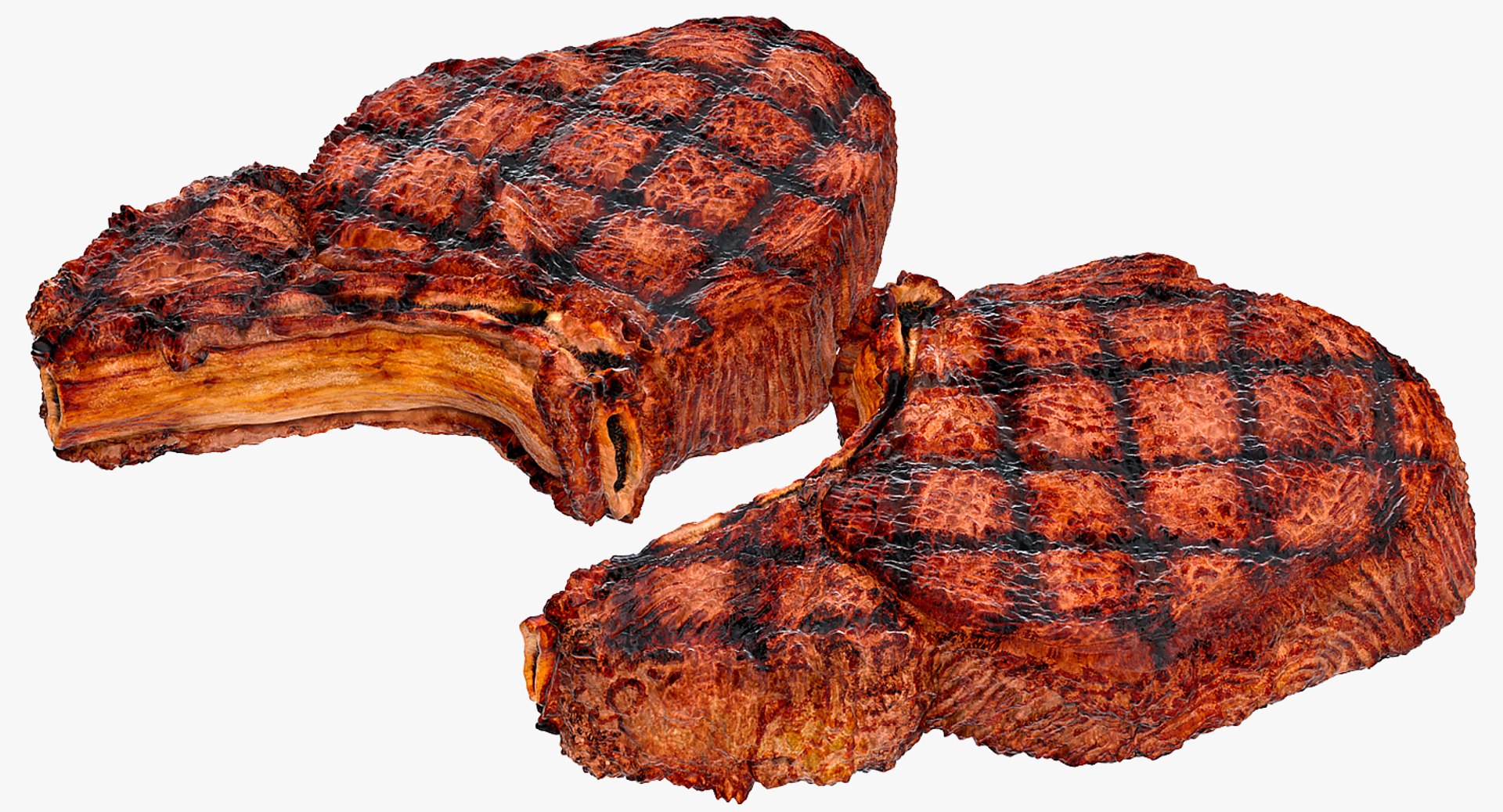 Grilled Flank Steak Bone 3D Model - TurboSquid 1408628