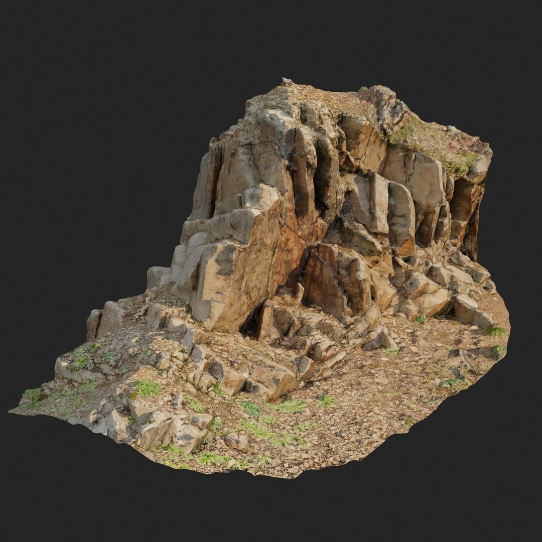 Scanned Cliff Face F 3D Model - TurboSquid 1356232