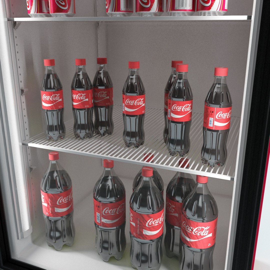 coca cola v4 vending machine 3d model