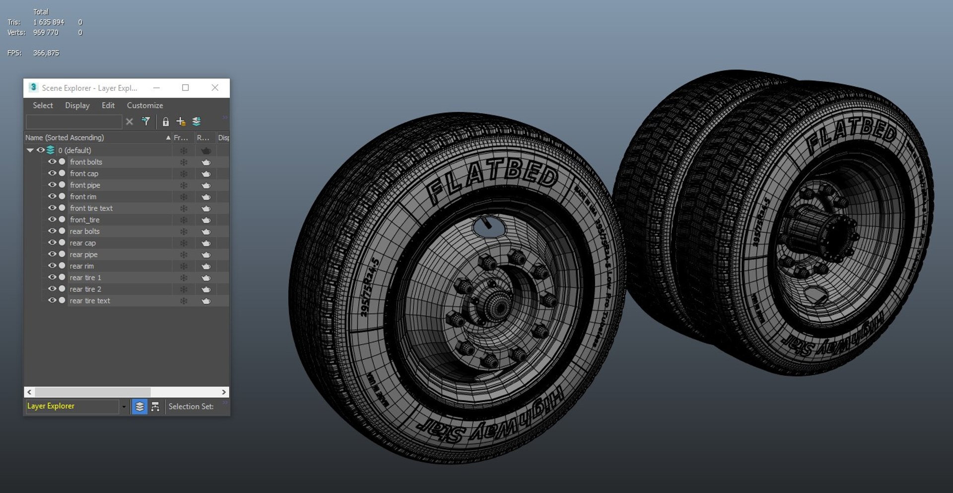 Truck Steel Wheel Rim 3D - TurboSquid 1646791